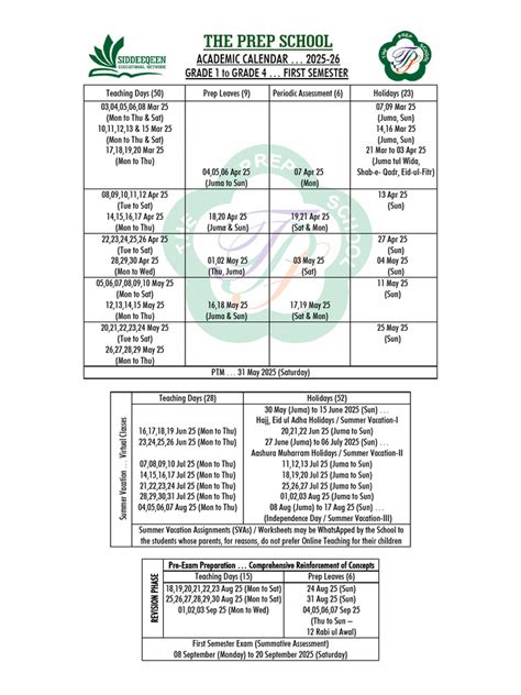Tps Academic Calendar 2025 26 Pdf Academic Term Educational