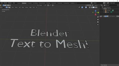 blender text to mesh simply explained all3dp