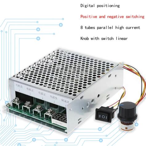 Dc Pwm Motor Speed Controller Reversible Control Forwardreverse 10 55v
