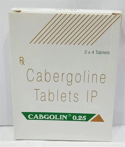 0 25mg Cabgolin Cabergoline Tablets At ₹ 260 Box Jaripatka Nagpur Id 2855875266762