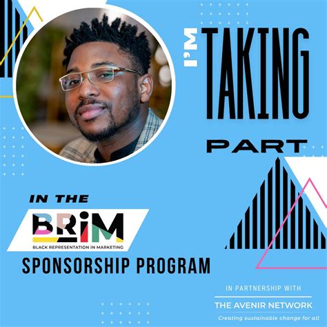 Im Happy To Share That Im Participating In The Brim Black Representation In Marketing 2024