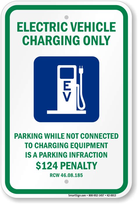 Electric Vehicle Parking Signs Electric Vehicle Charging Signs