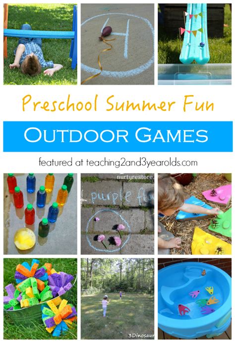 20 Fun Outdoor Games For Preschoolers