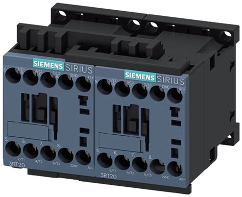 Siemens Reversing Contactor Assembly Ac 3 4 Kw400 V 24 V Dc S00
