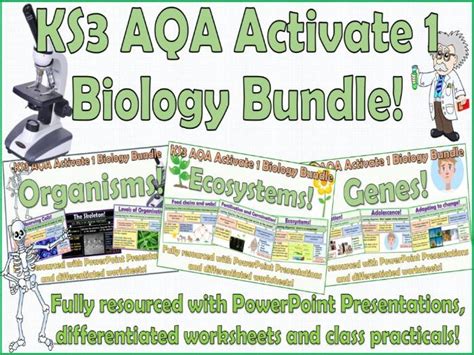 Aqa Activate 1 And 2 Ks3 Biology Bundle Teaching Resources