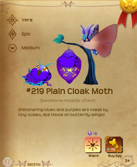 Plain Cloak Moth Flutter Starlight Wikia Fandom