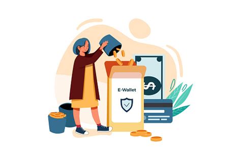 Ilustrasi Transfer Uang Yang Aman Ilustrasi Stok Unduh Gambar