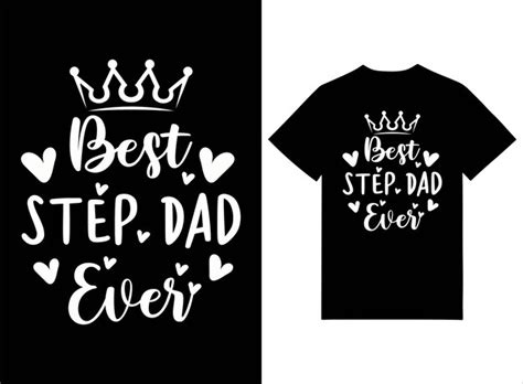 Melhor Vetor De Design De Camiseta De Padrasto De Todos Os Tempos