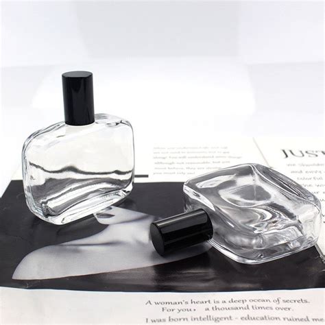 Luxury Glass Perfume Spray Bottle 80ml Glass Atomizer Fine Mist