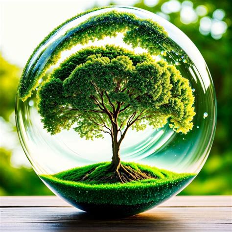Bubble Inside A Tree