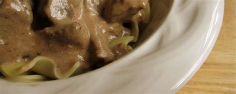 Beef Stroganoff The Keenan Cookbook