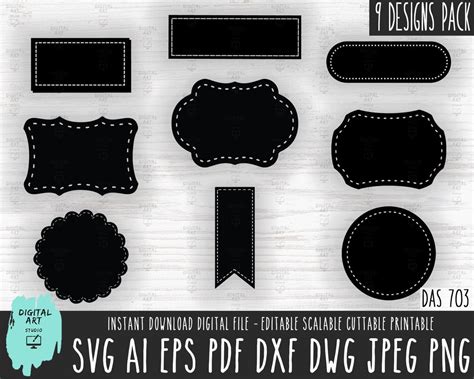 Tag Shapes Svg Bundle Label Shapes Svg Set T Tag Svg Etsy My Xxx