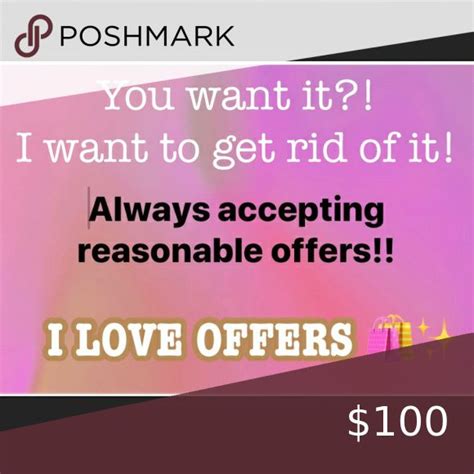 Poshmark 100 T Card Advertisement