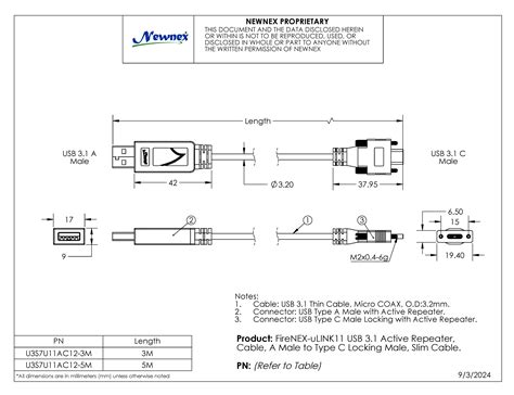 Active Usb C Extension Cable Gbps Data A Power Ft M