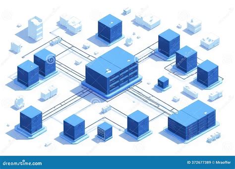 Reverse Proxy System Architecture Stock Image