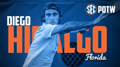 Hidalgo Perez Earn Mens Tennis Honors