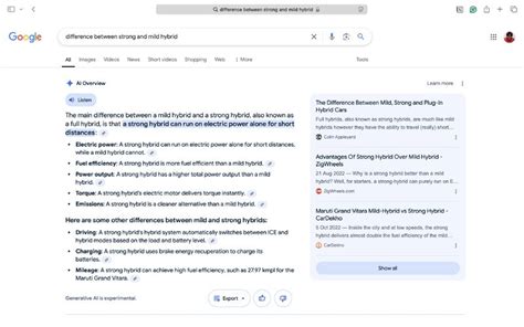 Today I Searched For Difference Between Strong And Mild Hybrid The