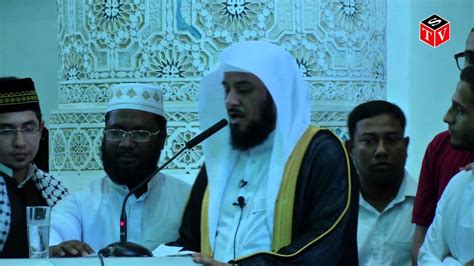 Lecture And Qa After Jumaat Dr Mohammed Al Arefe Youtube