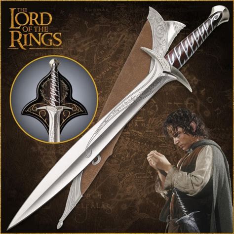 Bilbo Sting Sword Replica With Scabbard From Lord Of The Rings