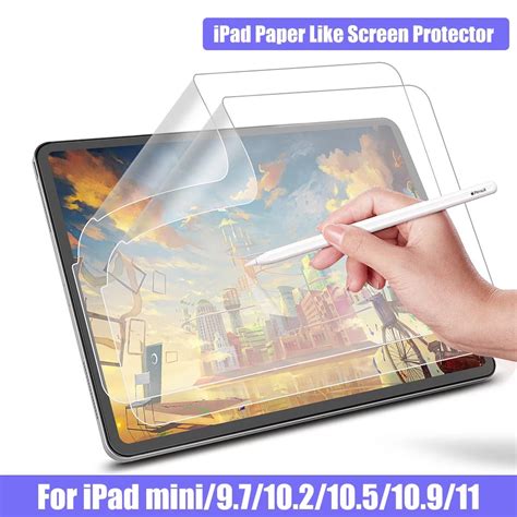 Paper Like Screen Protector Film For Ipad 9th 102 9th Gen 8th 7th Ipad