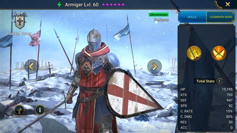 Champion Guide Armiger Raid Shadow Legends