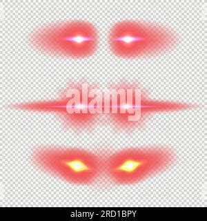 Laser Red Eyes Meme Game Superhero Vector Template Illustration Comic