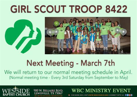 Girl Scouts Meeting Westside