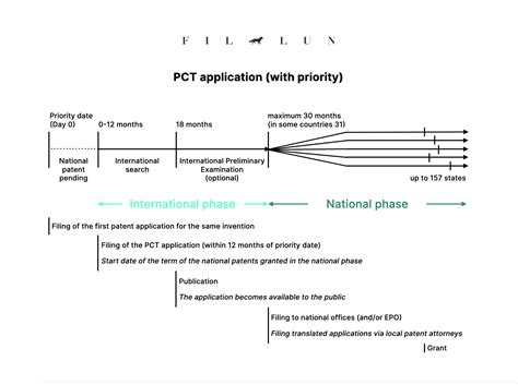 International Patent Application Pct Explanation Timeline And Steps