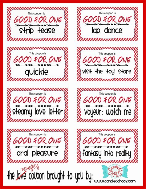 Printable Couples Coupon Book