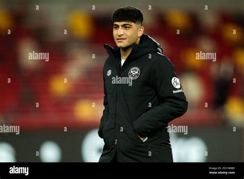 Yunus Konak Of Brentford Arrives At The Gtech Community Stadium Prior