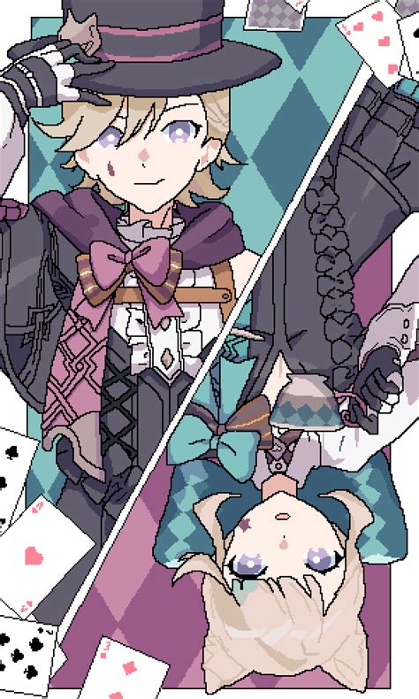 Pixilart Lyney And Lynette By Amanetodoroki