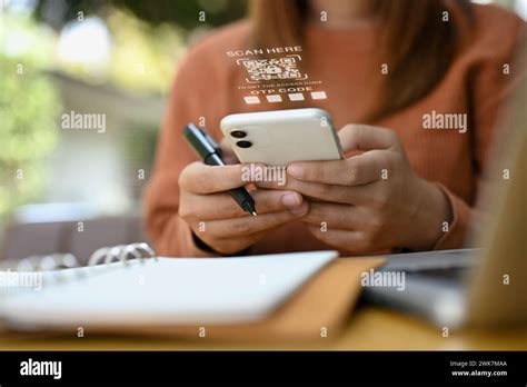 Woman Hand Using Smartphone With Otp Verification For Login Banking Account Cybersecurity