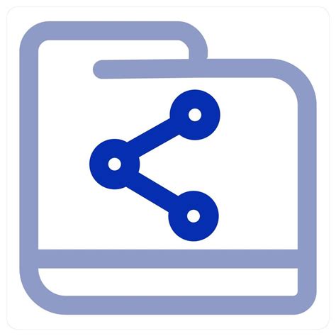 Share Folder Icon Concept 60106001 Vector Art At Vecteezy
