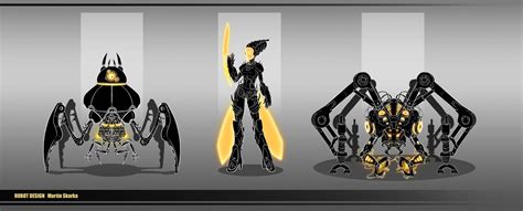 Girl Female Robot Design