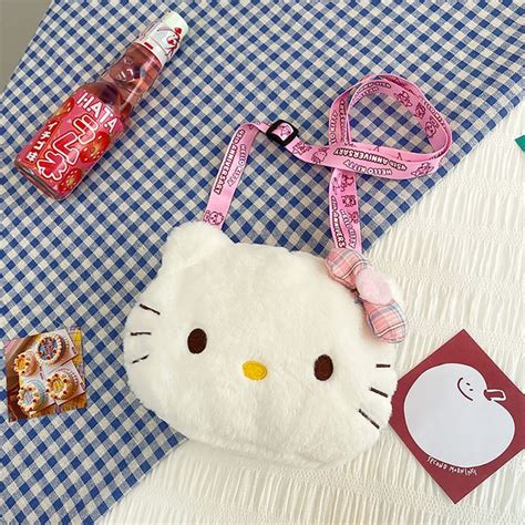 Kawaii Hello Kitty Plush Shoulder Bag Kuru Store Hello Kitty Hello