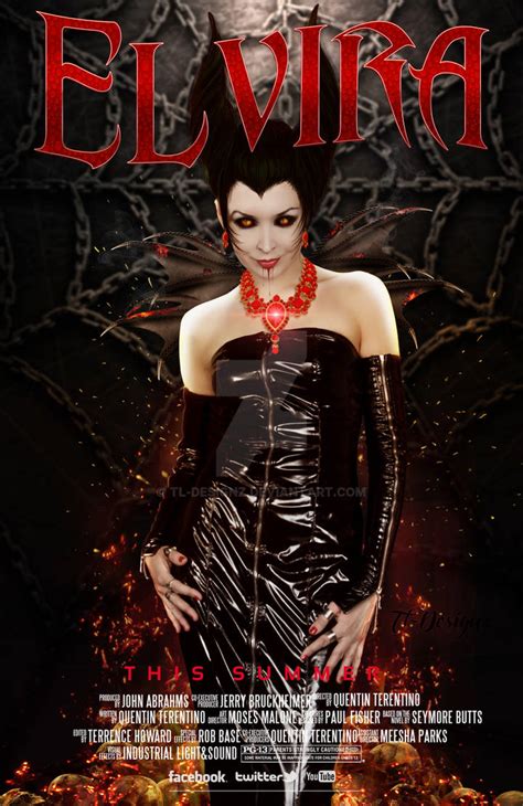 Elvira Movie Poster By Tl Designz On Deviantart