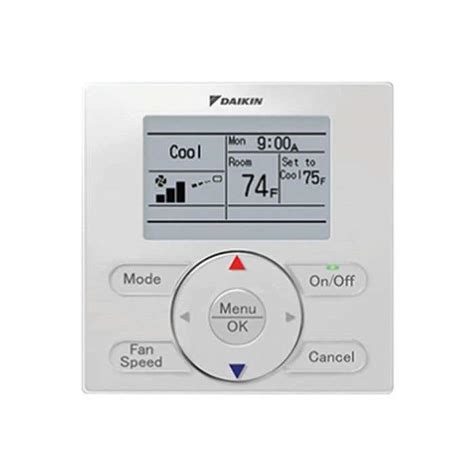 Daikin Wired Navigation Controller For Ffq Ceiling Recessed Cassette At
