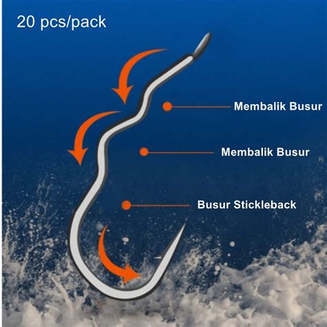 Jual Kail Pancing Membalik Otomatis 20pcs Pack Ikan Mas Galapung Mantap