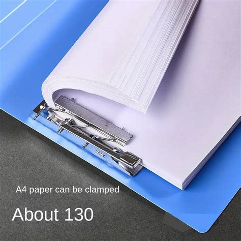 Office Stationery Folder A4 Folder Double Clip Student Clip Plastic Pp
