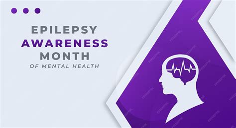Premium Vector Epilepsy Awareness Month Celebration Design Illustration For Background Poster