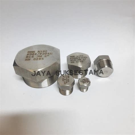 Jual Hex Plug Class 3000 Stainless Ss 304 Drat Npt 14 Inch Plug Drat