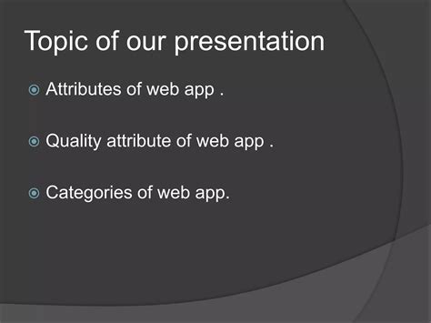 Web App Presentation Pptx