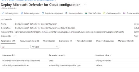 MDFC VM Vulnerability Scanner Policy Issues Issue Azure Enterprise Scale GitHub