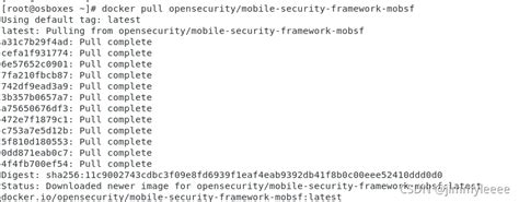 Mobsf一款移动应用安全分析软件的安装与使用mobsf Docker安装 Csdn博客