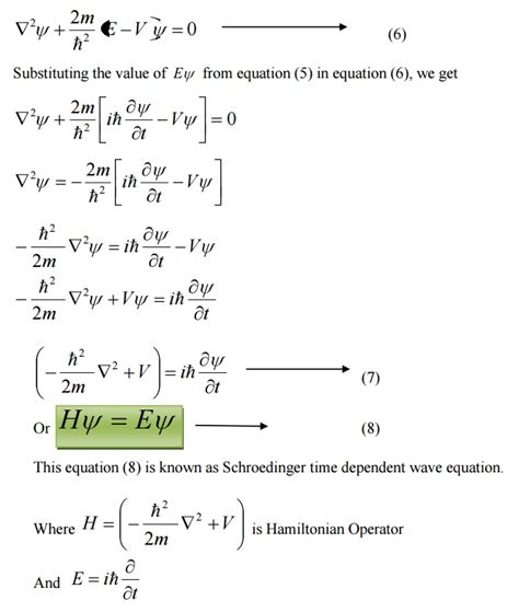 Time Dependent Wave Function At Kathleen Schmidt Blog