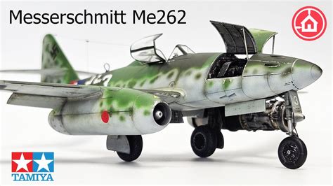 Tamiya 148 Messerschmitt Me 262 Scale Model Aircraft Kit 61087 Youtube
