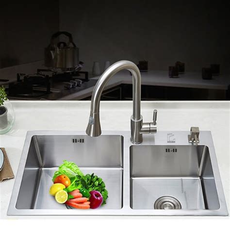 Chậu Rửa Bát 2 Hố Korea Kb 7843 Inox304 Dày Dặn Tiện Ích Và Chất Lượng