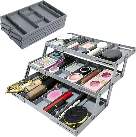 Qzv 3 Tier Expandable Multi Level Drawer Organizer Extra