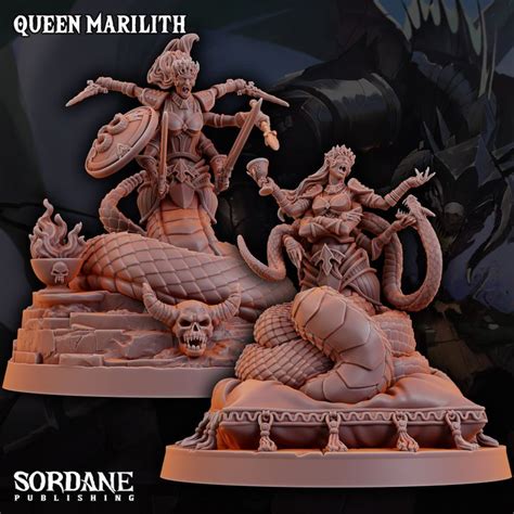3d Printable Queen Marilith By Sordane Publishing