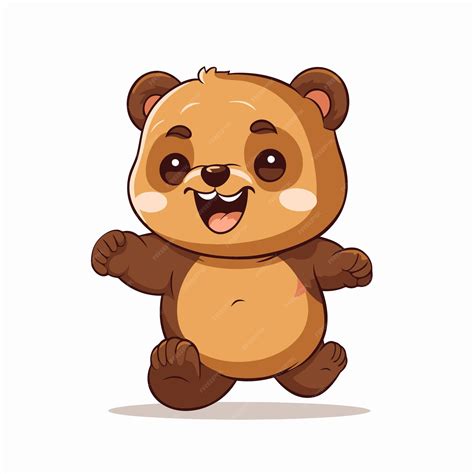 Premium Vector Chibi Bear